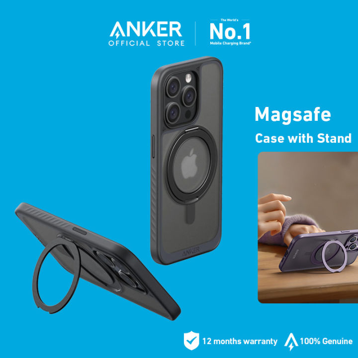 Anker Ultra Magnetic for iPhone 16 Pro Max Case with Sturdy 360° Ring ...