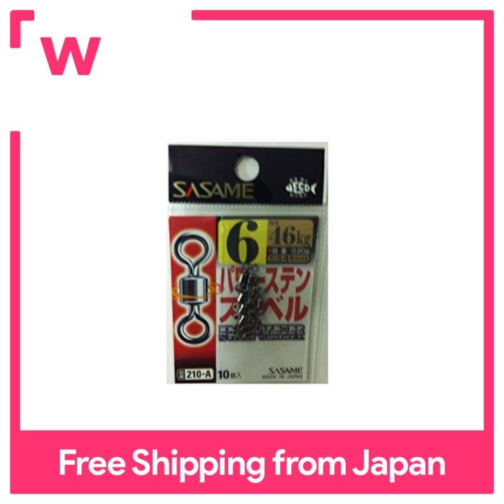 SASAME 210-A Power Stainless Steel Swivel, Black 6 | Lazada PH