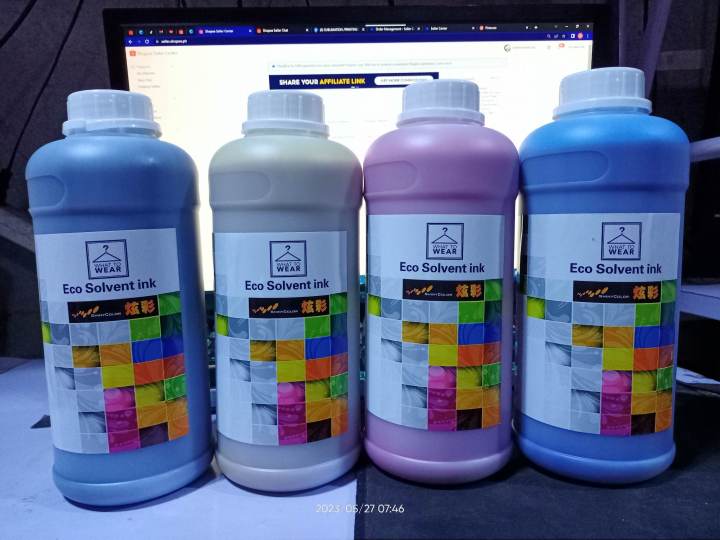 1LITER Eco Solvent Ink - Good For Tarpaulin Print (1 Bottle) | Lazada PH