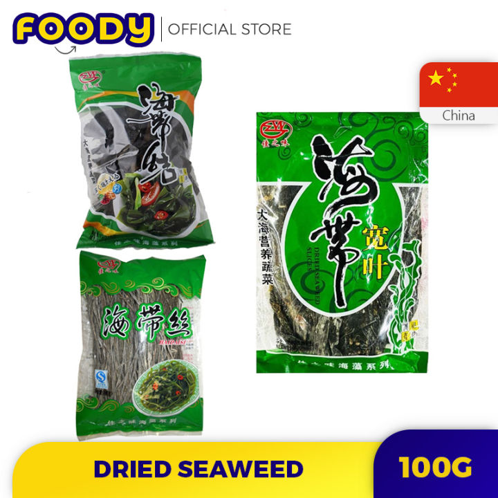 China JiaZhiWei Dried Seaweed Knot / Strip Wakame / Seaweed Slices 100g ...