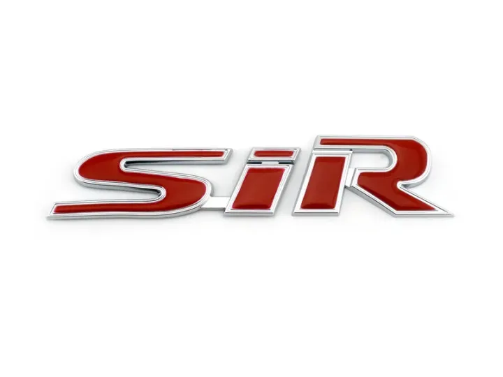 【orange shop】 Car emblem SIR Logo Auto sticker Badge Trunk rear Car ...