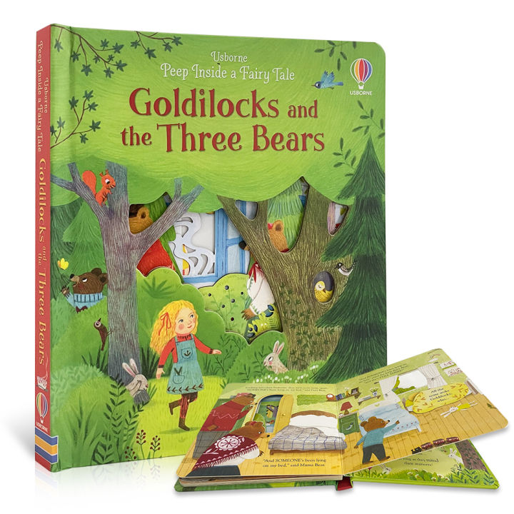Usborne Peep Inside A Fairy Tale Goldilocks and The Three Bears Lift ...