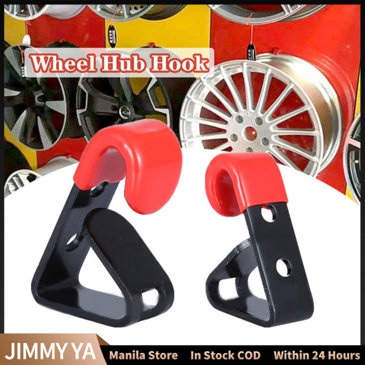 Metal Tire Wheel Hub Hook Wheel Shop Display Stand Wall Mounted Racing ...