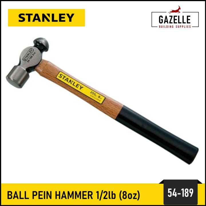 Stanley Ball Pein Ballpein Hammer Wood Handle - 12oz / 16oz / 24oz ...
