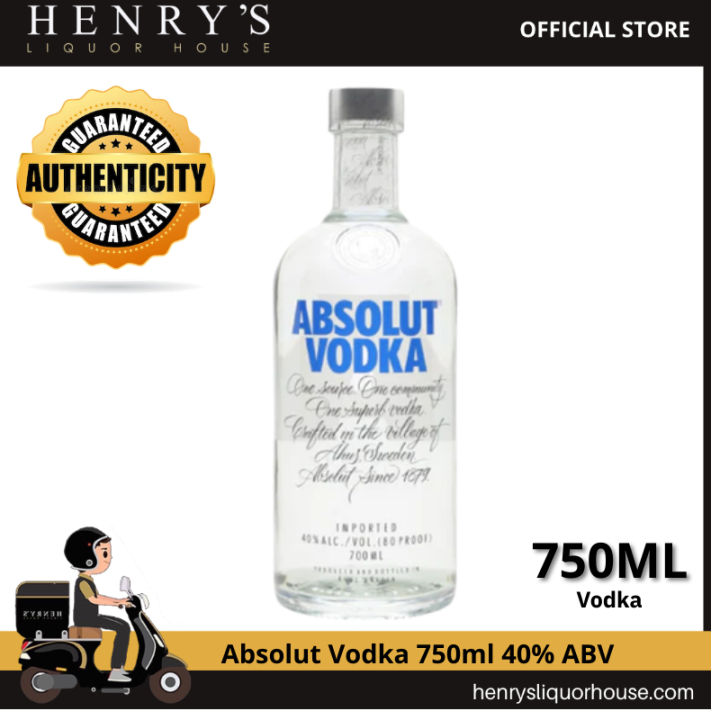Absolut Vodka 700ml 40% ABV | Lazada PH