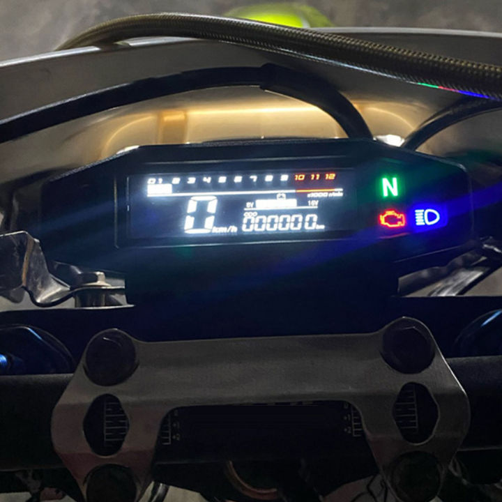 LED Fuel Level Gauge Odometer Speedometer for Racing Motorbike | Lazada