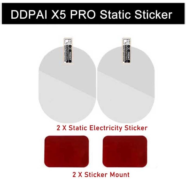 for DDPAI X5 PRO Accessory Set Static Sticker Glue Removal Installation ...
