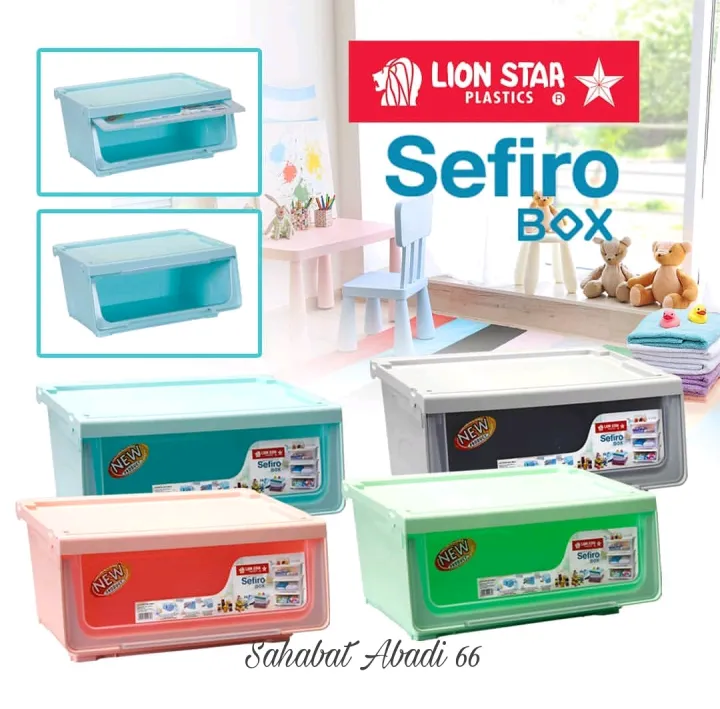 Laci Kotak Susun Portable Sefiro Box Large Lion Star CA-10 | Lazada ...