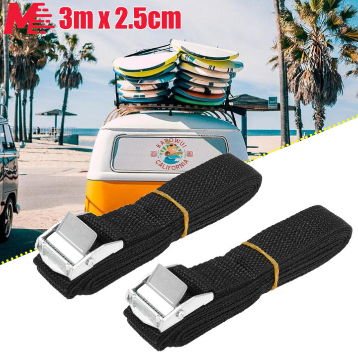 MileRish 2pcs Car Tie Down Straps Heavy Duty Pickup Truck Cargo Luggage ...