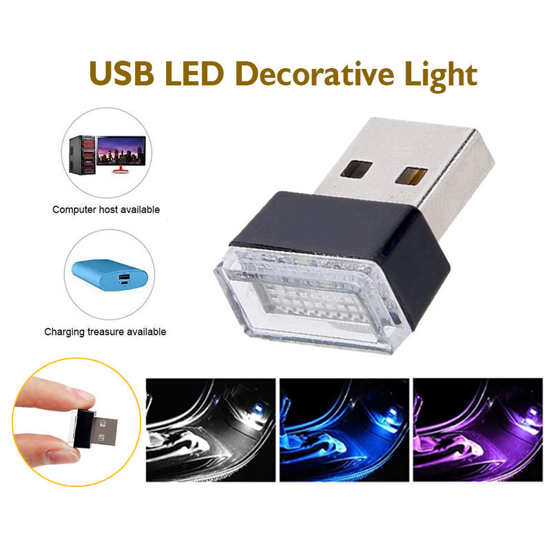 ไฟ Led ไฟตกแต่งรถ ไฟติดรถ สร้างบรรยากาศในรถยนต์ ไฟบรรยากาศ USB ไฟ ...
