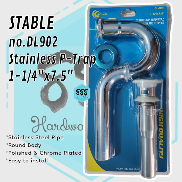 STABLE Stainless P-Trap | Lazada PH