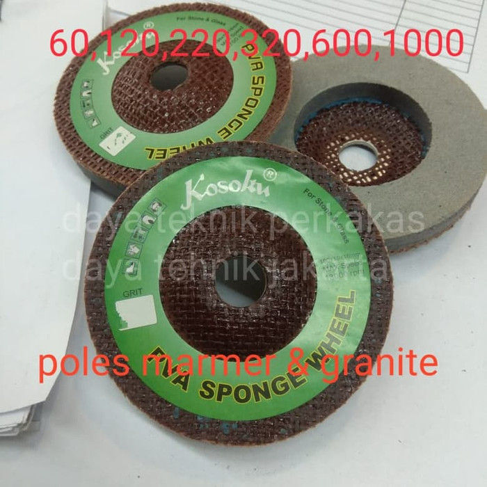 sponge kosoku #1000 - sponge poles granite - poles marmer kosoku ...