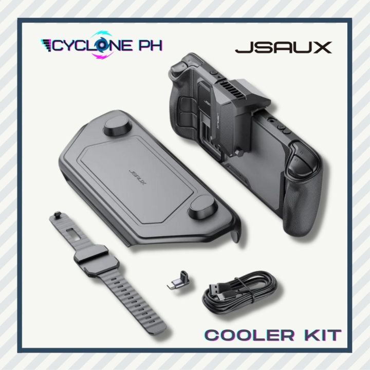 (Cyclone PH) JSAUX Cooler Kit Mod Case for Steam Deck with Front Travel ...