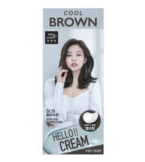 MISEENSCENE Mise En Scene Hello Cream Color (5CB COOL Brown) มีส ออง แ ...