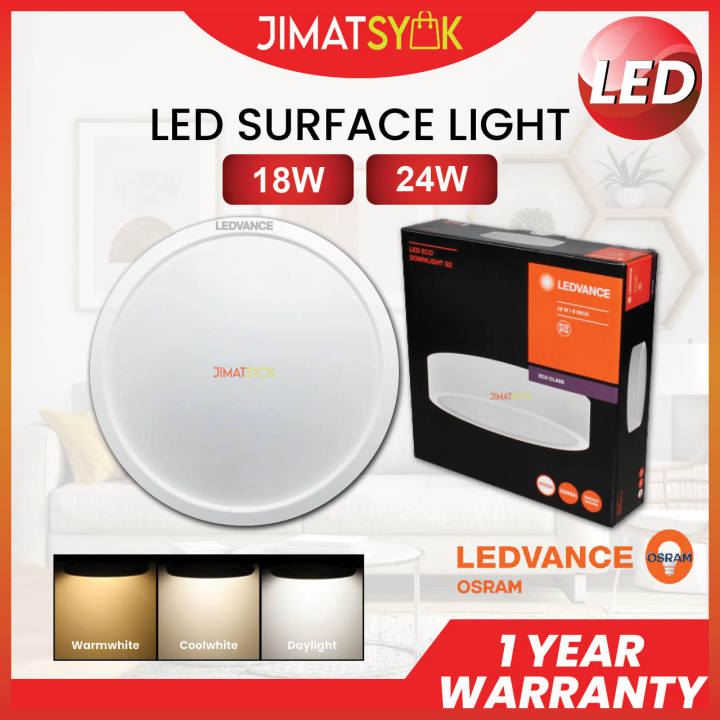 OSRAM LEDVANCE G2 LED Surface Downlight 6" 18W | 8" 24W Surface Mounted ...