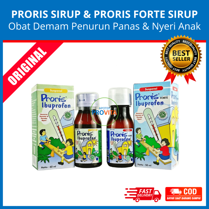 PRORIS SIRUP & PRORIS FORTE SIRUP - Obat Demam Penurun Panas Anak ...