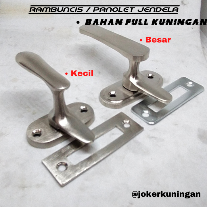 Rambuncis JUMBO Kuningan Tebal Grendel slot kunci Jendela Rambuncis ...