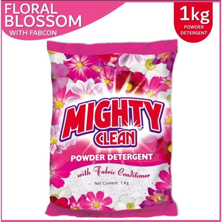 BEST- Mighty Clean Powder Detergent Floral Blossom - Powder (Pink) - 1 ...
