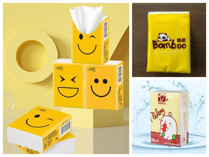 Soft Pocket Handy Travel Facial Tissue Paper Pack / Baby Tissue / Tisu ...