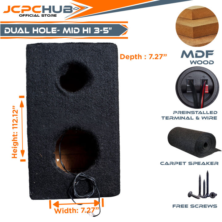 Mid Hi Midrange Tweeter Speaker Box 3-5 Inch Hole Good partner with ...