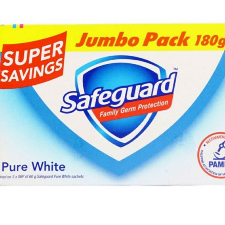 Safeguard Soap Pure White Jumbo | 175g | Lazada PH