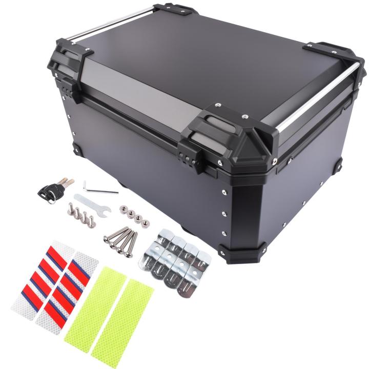 AP03 25L Motorcycle Top Case Aluminum Motorcycle Trunk Tour Tail Box ...