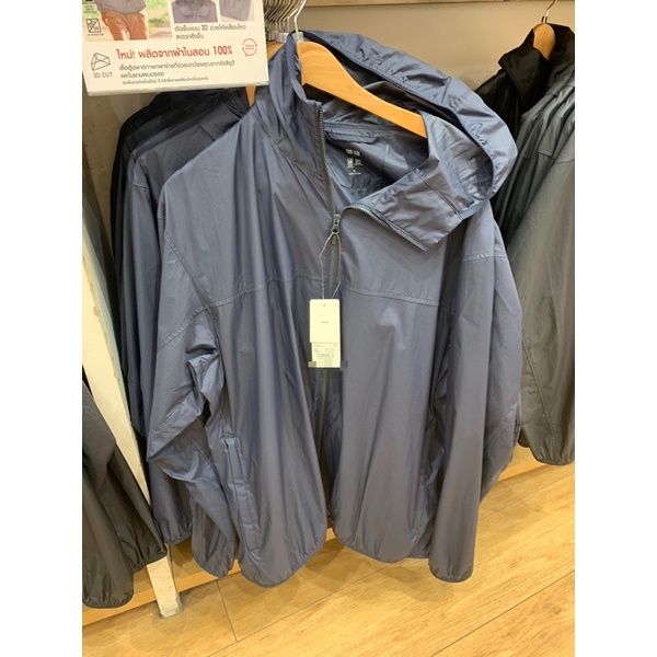 อิ่มเอม0001 แฟชั่นเสื้อแขนยาวผู้ชาย uniqlo 100% (ของผู้ชาย) S M L XL ของแท้จากช็อป แจ็คเก็ตฮู้ด ...