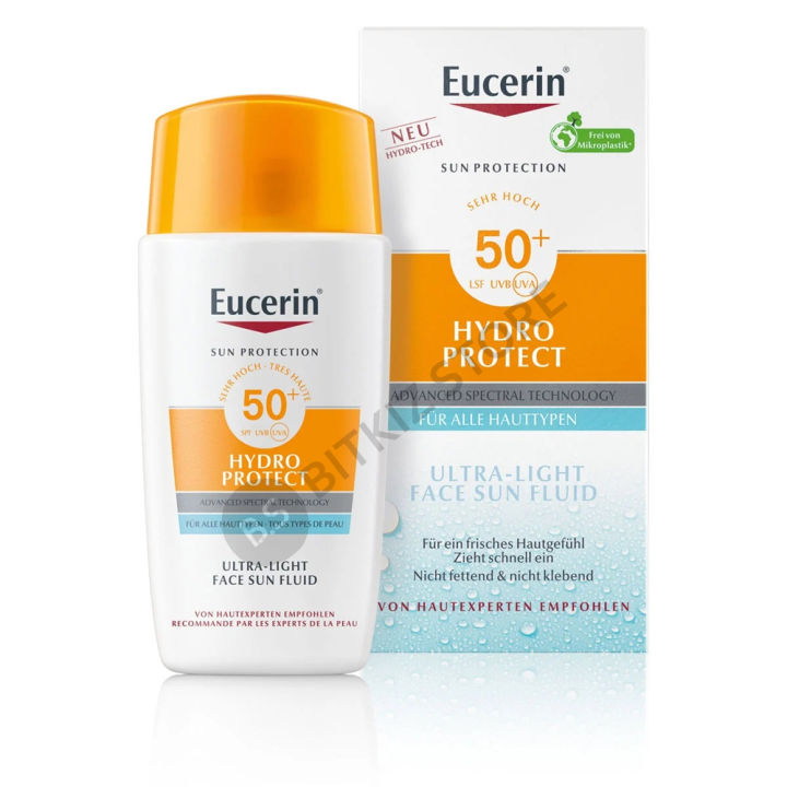 Eucerin Sun Hydro Protect Ultra Light Fluid Spf50+ 50 ML ครีมกันแดดใหม่ ...