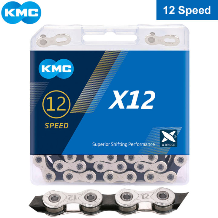 Original KMC Bike Chain X12 MTB Bicycle Chains 12 Speed 12s Road Bike ...