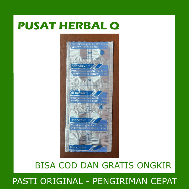 DECOTAN PER STRIP 10 KAPLET | Lazada Indonesia