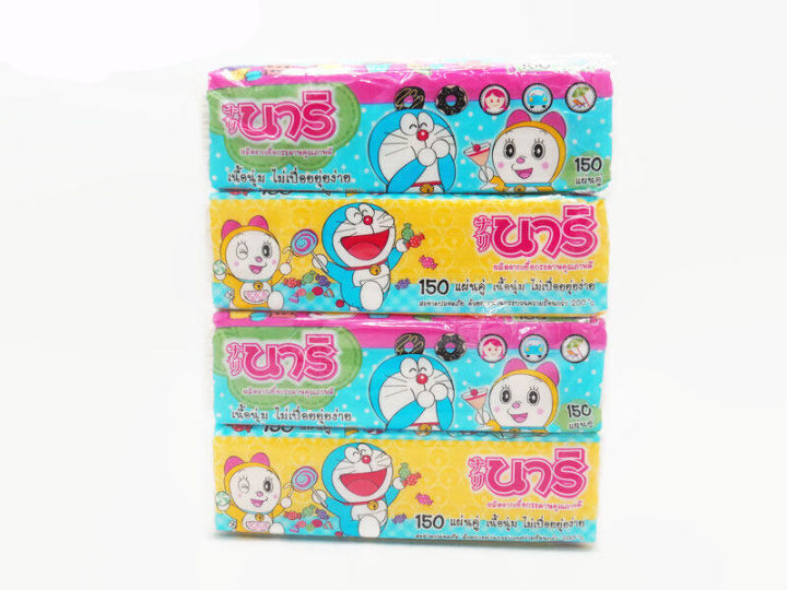 Nari นาริ ทิชชู่ กระดาษเช็ดหน้าสีขาว White Facial Tissue 150 แผ่นคู่ ...