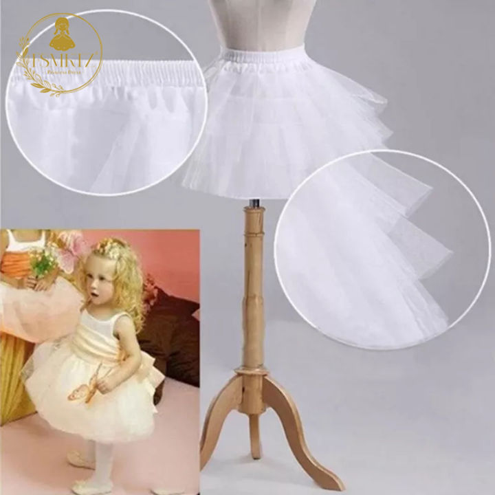 FSMKTZ 0-14 Years Baby Girl Petticoat Lolita Tutu Skirt Underskirt ...