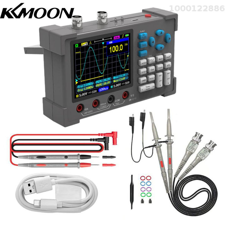 KKmoon 3in1 Oscilloscope Multimeter Signal Generator Machine 3.2inch ...
