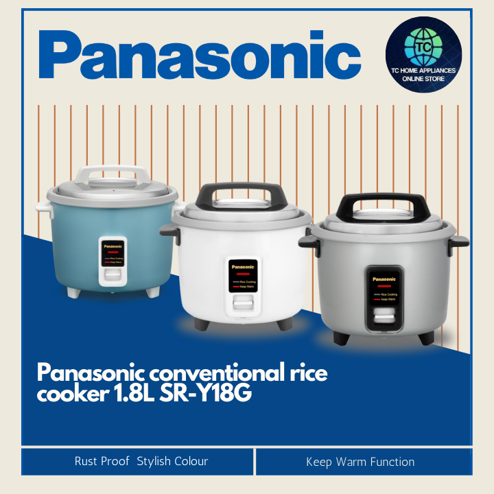 Panasonic 1.8L Conventional Rice Cooker SR-Y18GASKN | Lazada