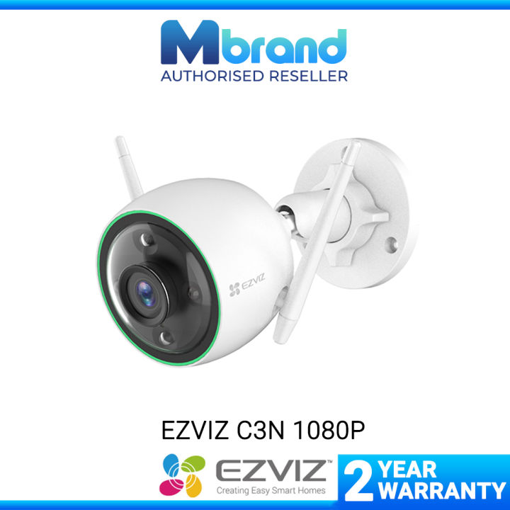 EZVIZ C3N 1080P Full HD Outdoor IP67 Color Night Vision AI-Powered ...