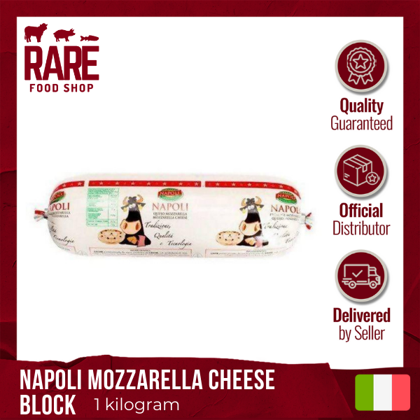 Napoli Mozzarella Cheese 1kg Block | Lazada PH