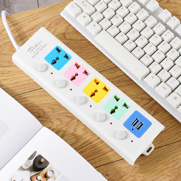 Outlet Socket Plug with Switch Plug Board USB Socket Connector Board ...