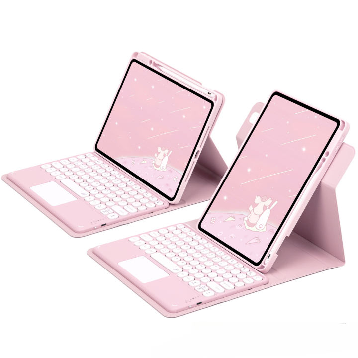 360 Rotation Wireless Bluetooth Keyboard Case for iPad Pro 11 Inch iPad ...