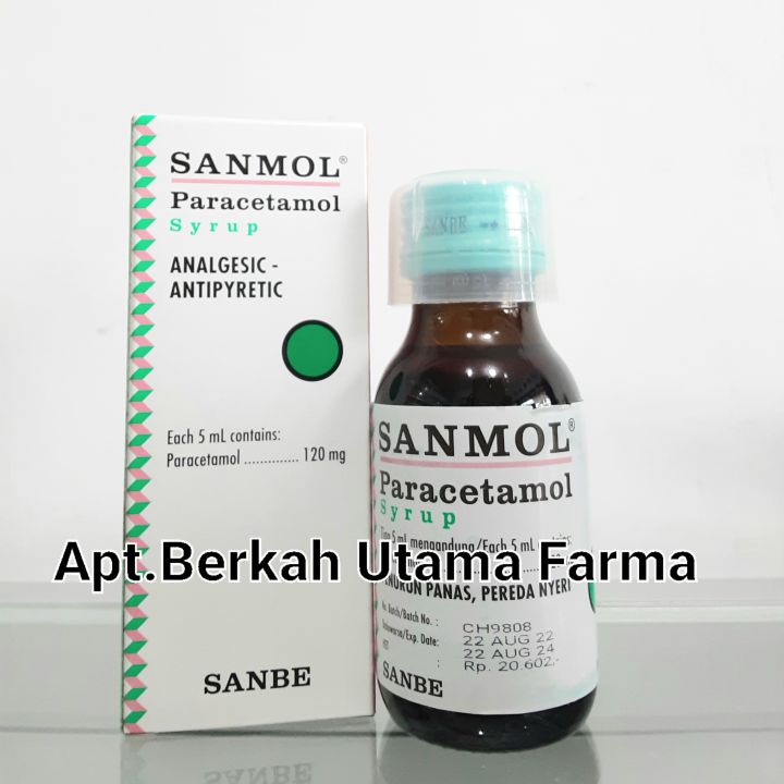 sanmol syrup 60 Ml | Lazada Indonesia