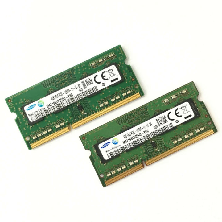 DDR3 4GB 1rx8 pc3l 12800s 1600 MHz 4G SEC laptop memory DDR3L 1600 MHz ...
