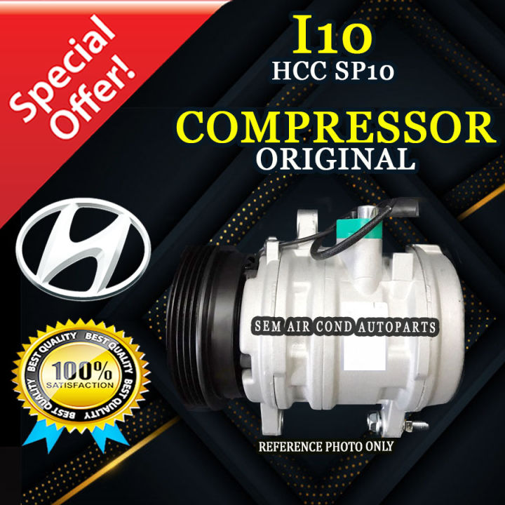 HYUNDAI I10 SP10 HCC ORIGINAL COMPRESSOR/ KOMPRESOR (CAR AIRCOND SYSTEM ...