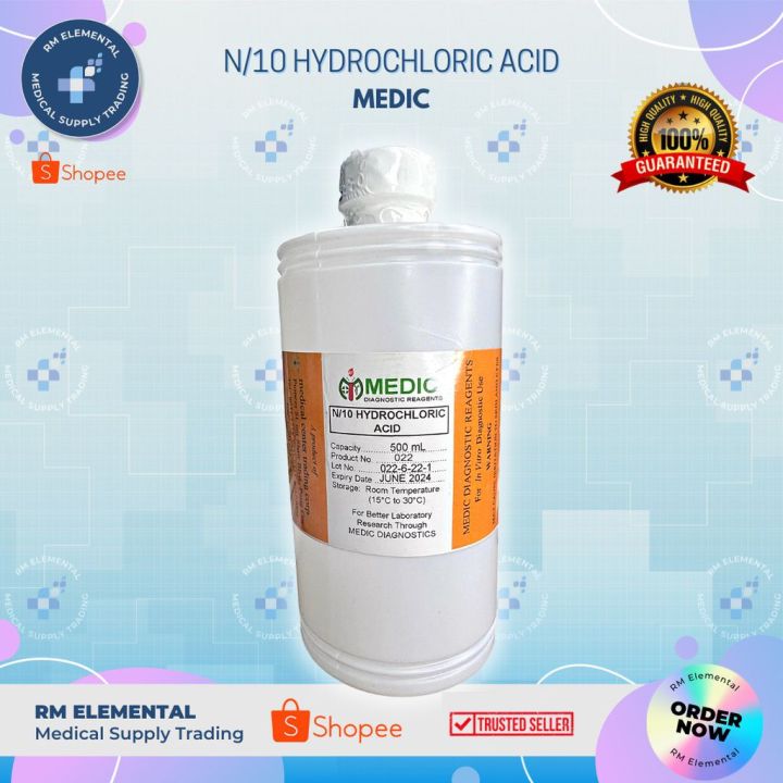 C N10 hydrochloric acid 500ml MEDIC | Lazada PH