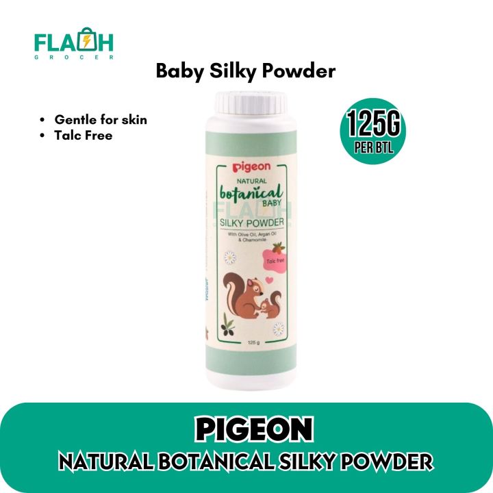 Pigeon Natural Botanical Baby Silky Powder- 125g | Lazada