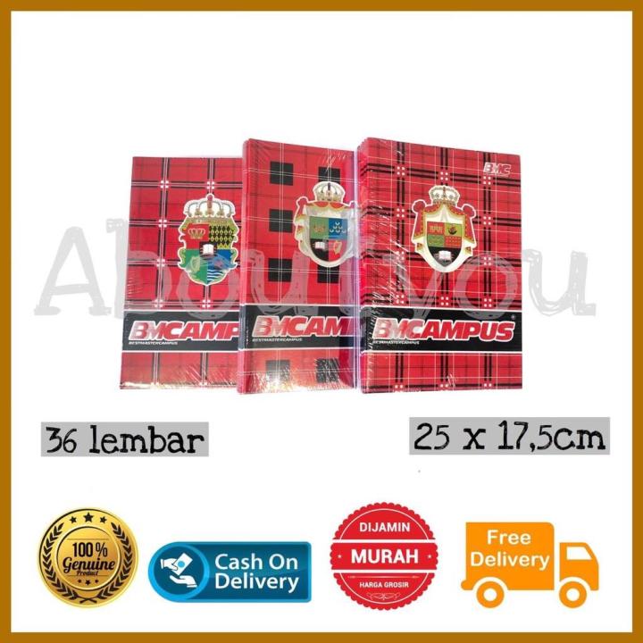 PROMO 1 BUKU tulis besar BM campus boxy 36 lembar premium quality murah SATUAN | Lazada Indonesia