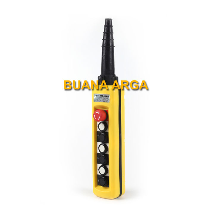 Double Speed Hoist Push Button with Emergency XAC-A6913 Fort 6 Tombol | Lazada Indonesia