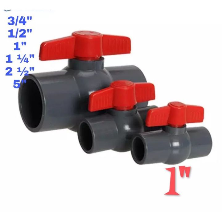 STOP KRAN PIPA 1 / BALL VALVE 1 INCH PVC TERMURAH | Lazada Indonesia