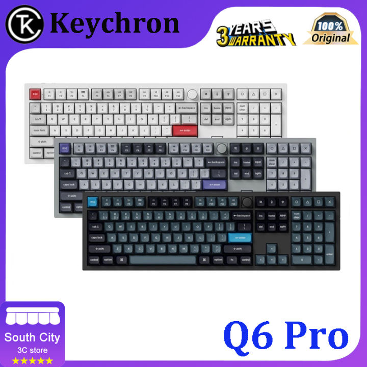 Keychron Q6 Pro Bluetooth Mechanical Keyboard Gasket dual mode custom ...