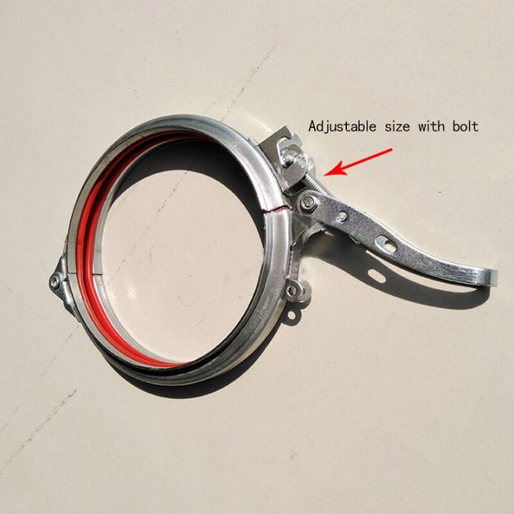 Adjustable Pipe Clamp Hose Clamp Quick Release Pipe Clamp Round Duct ...