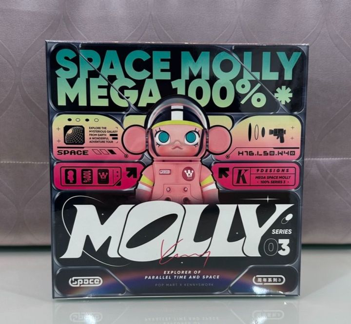พร้อมส่ง POPMART MOLLY SPACE V3 MEGA SPACE MOLLY 100% ฟิกเกอร์ ของแท้ ...