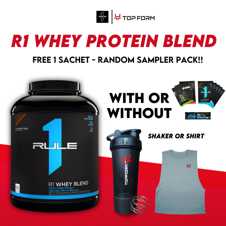 Rule 1 Whey Blend with Shaker, 5lbs, R1 Whey Protein Powder | Lazada PH